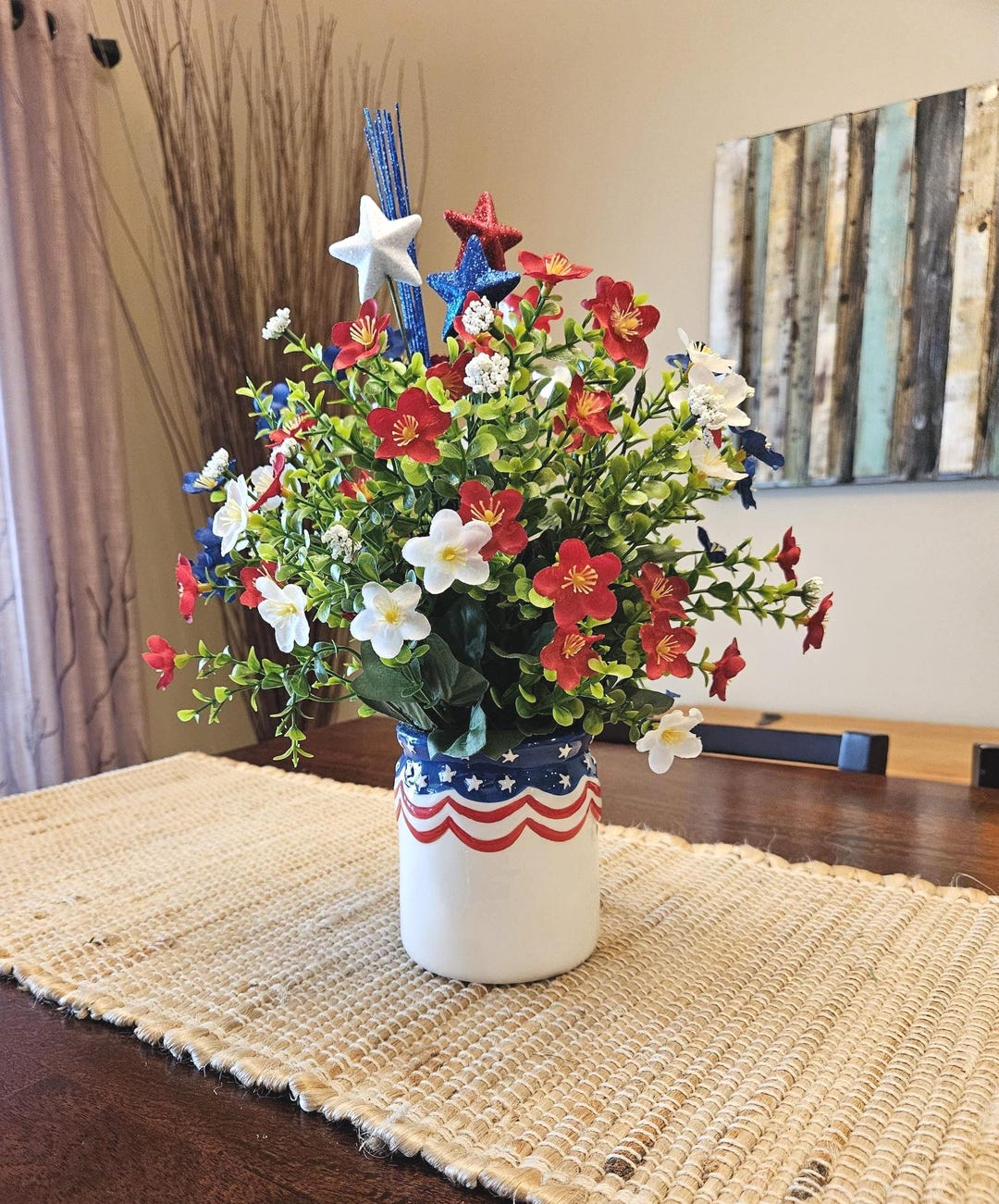 Patriotic Arrangement, Memorial Day Arrangement, 4th of July ...
