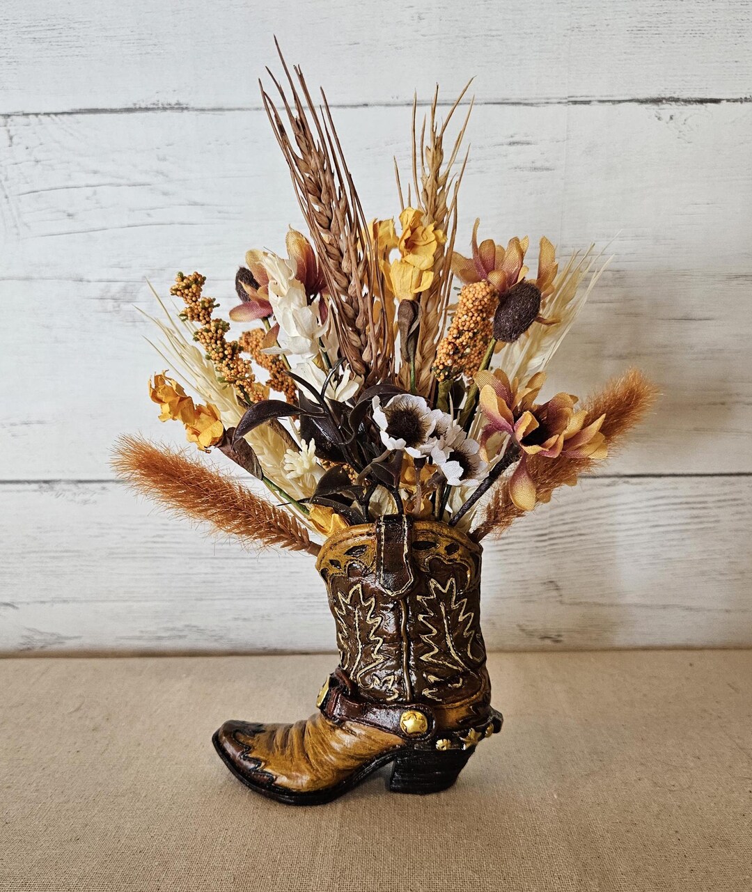 MINI Cowboy Boot Arrangement, Mini Cowgirl Boot Arrangement, Western ...