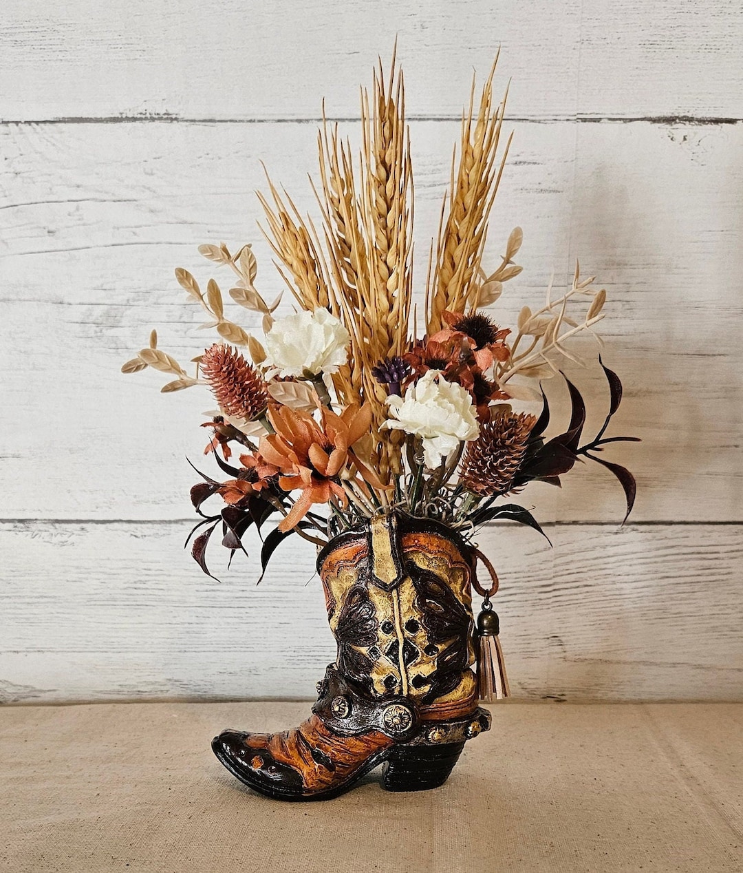 MINI Cowboy Boot Arrangement, Western Boot Arrangement, Cowboy Gift ...