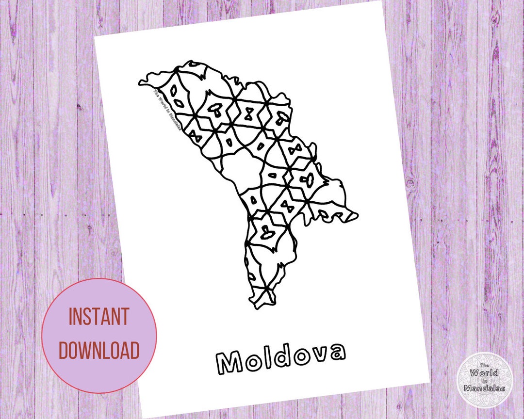 Malta Mandala All Ages Coloring Page Europe Printable A4 Mindfulness ...