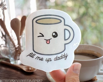 Fill Me up Sticker - Etsy