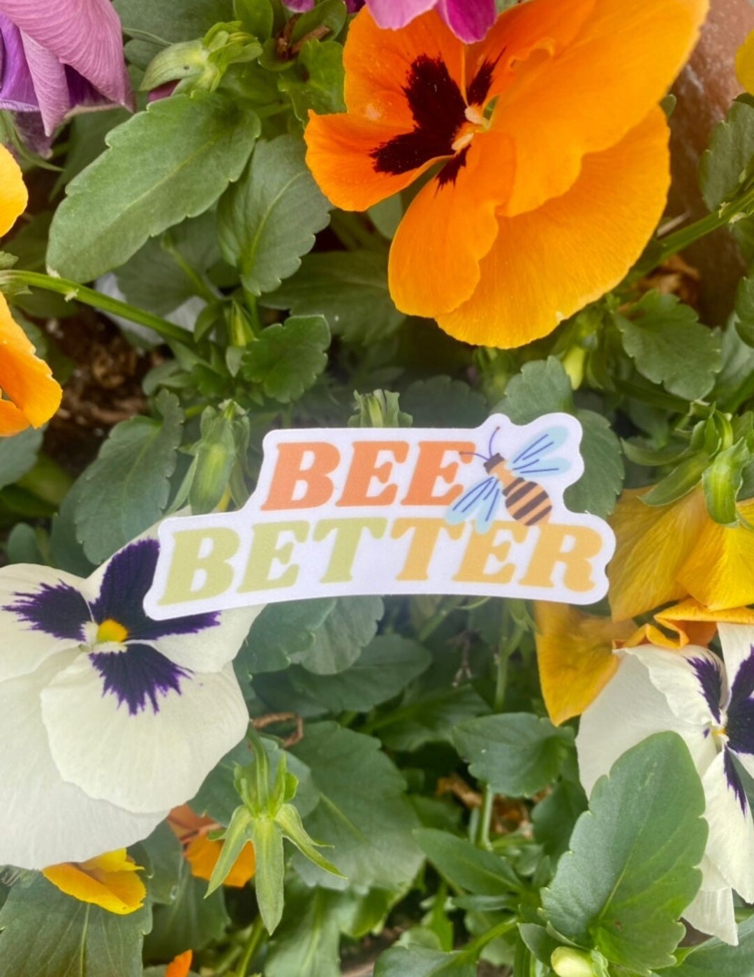 Bee Better Sticker Matte Vinyl Sticker 3x1 Sticker - Etsy