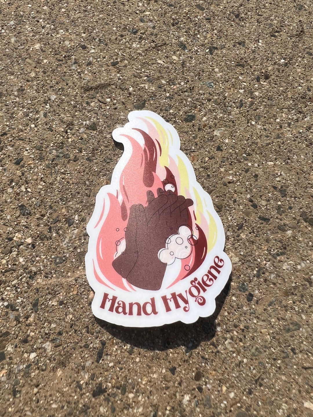 Hand Hygiene Funny Nursing Sticker Wash Your Hands Vinyl Sticker for ...