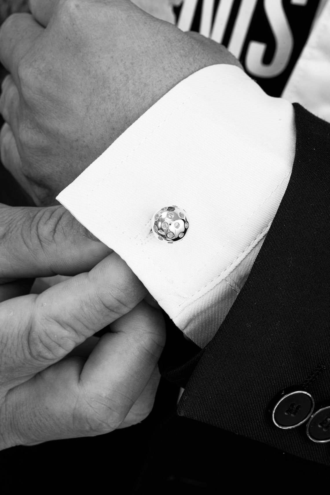 Pickleball Cuff Links Silver Ball - Etsy
