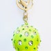 Pickleball Crystal Ball Keychain - Etsy