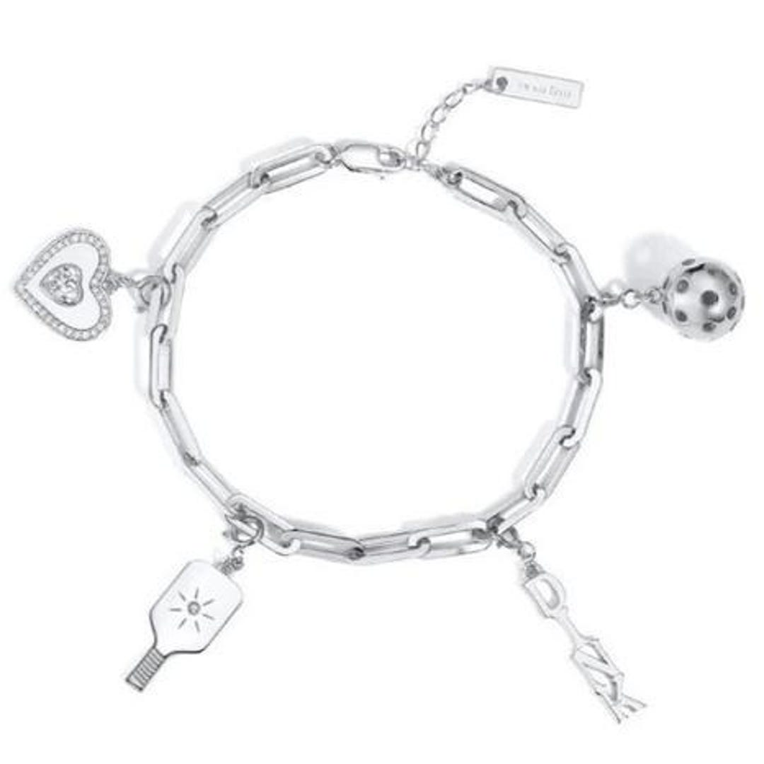 Pickleball Pickle Me Charmed Bracelet Silver - Etsy
