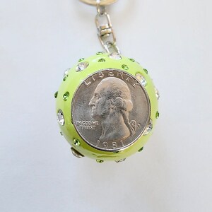 Pickleball Crystal Ball Keychain - Etsy