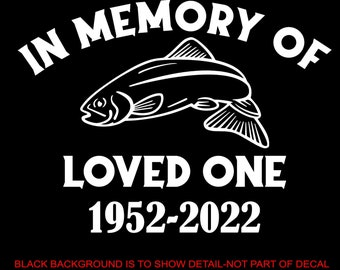 Fish Memory Decal - Etsy