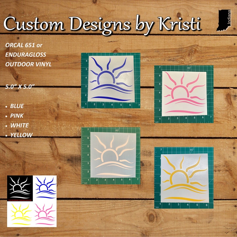 Naturist Symbol One Color Vinyl Decals / Stickers 5 in X 5 in Blue ...