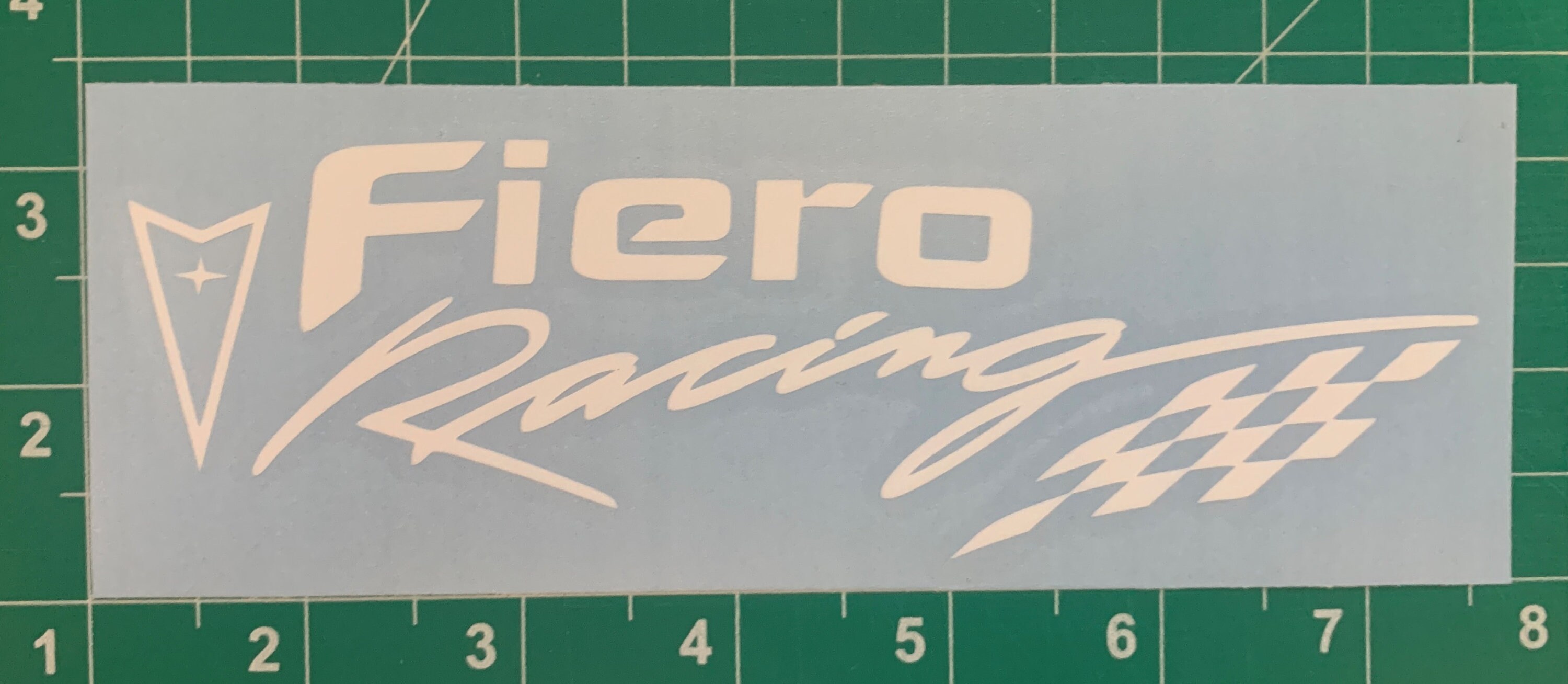 Pontiac Fiero Emblem or Fiero Racing Decals - Outdoor Vinyl Sticker ...