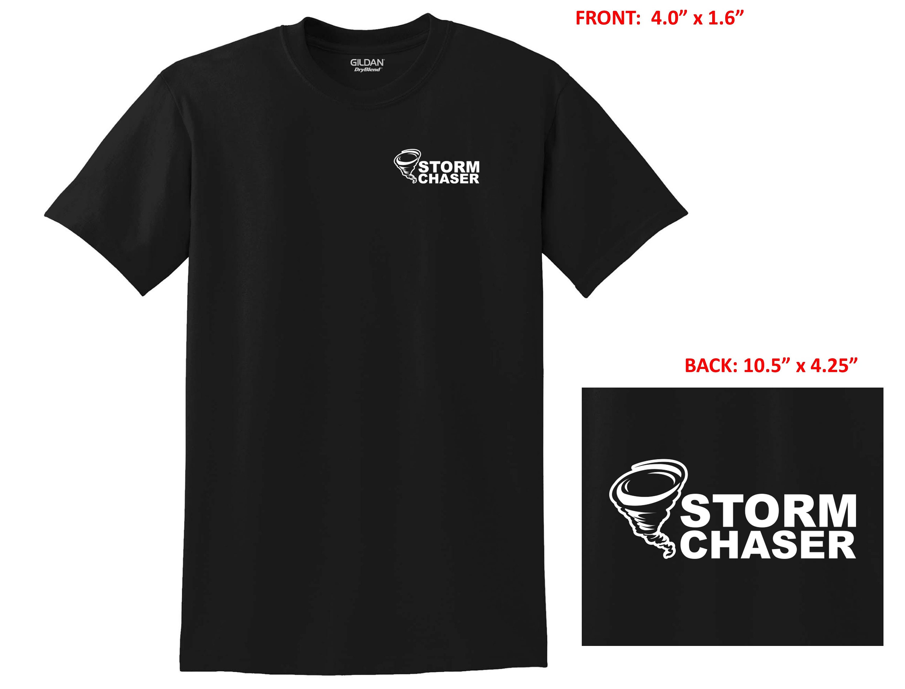 Storm Chaser T-shirt Front & Back Design Sizes S-3X New Perfect for the ...