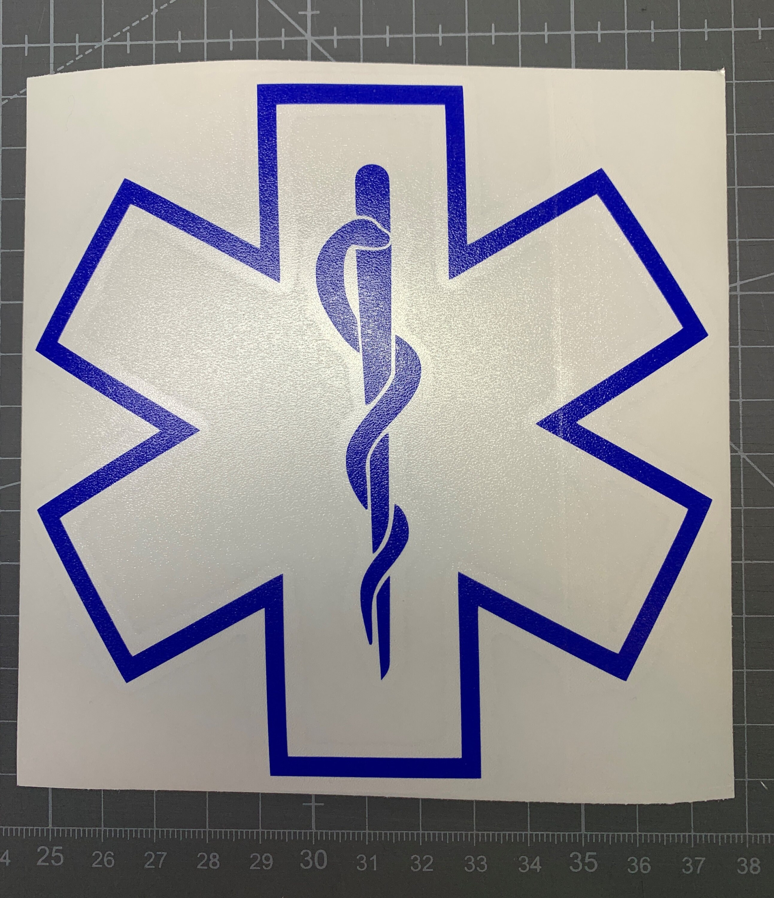 Star of Life Outline EMT EMS PARAMEDIC One Color Outdoor - Etsy