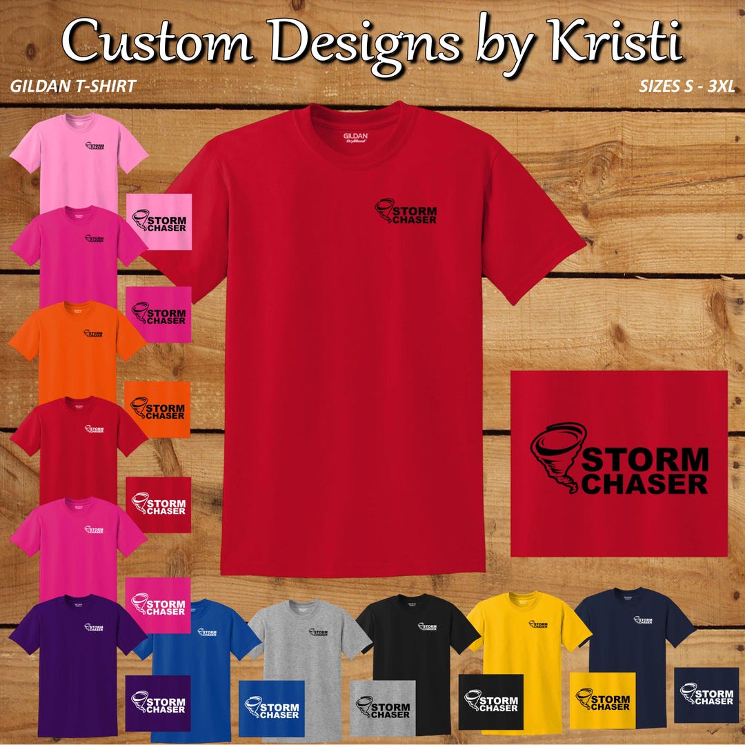 Storm Chaser T-shirt - Front & Back Design - Sizes S-3X New - Perfect ...