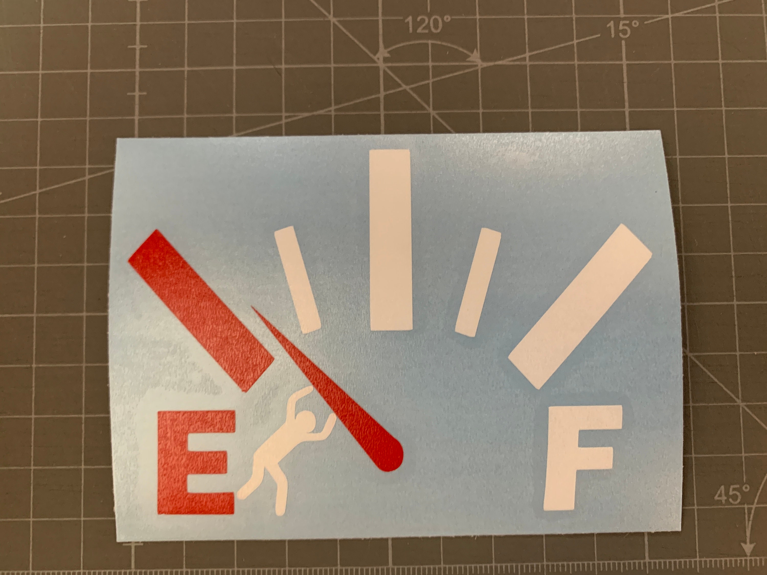 Gas Gauge Funny Outdoor Vinyl Decals / Stickers 3 Design - Etsy