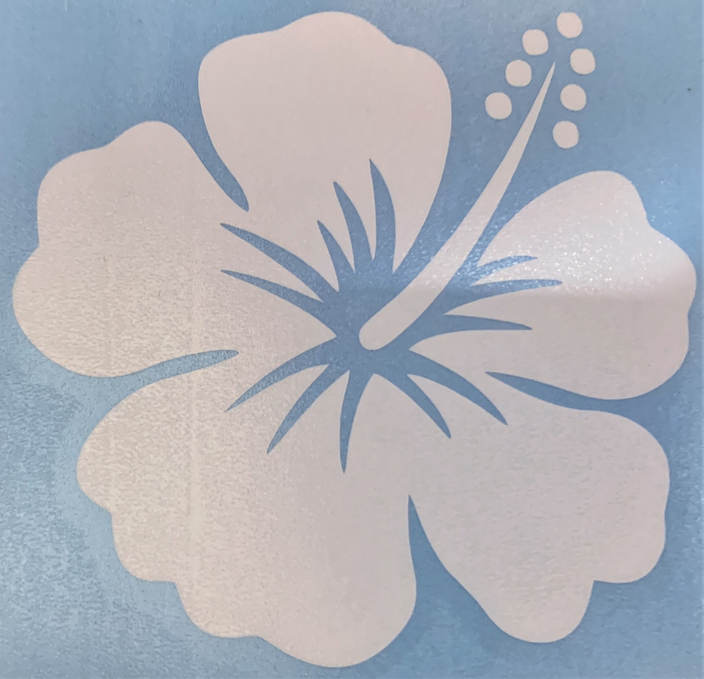 Hibiscus Flower - Outdoor Vinyl Decal / Sticker - 3 Color Options - 3.0 ...