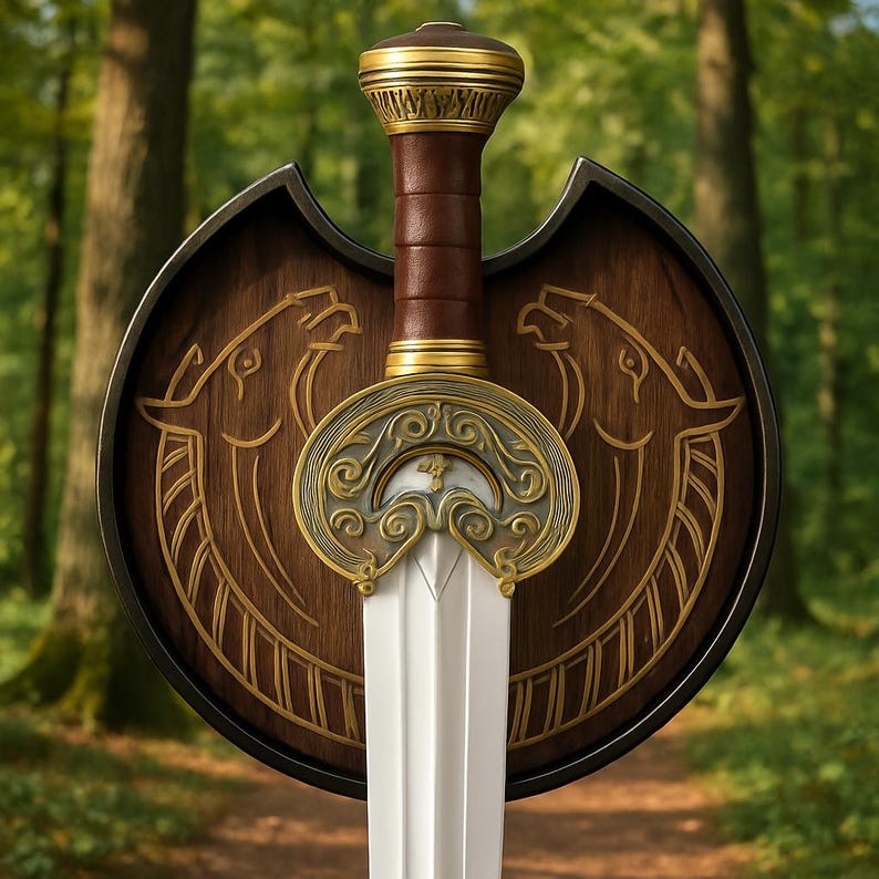 Hand-forged Medieval King’s Sword Replica | Stainless Steel Fantasy ...