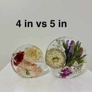 Custom Resin Flower Preservation Coasters: Floral Keepsake Art - Etsy