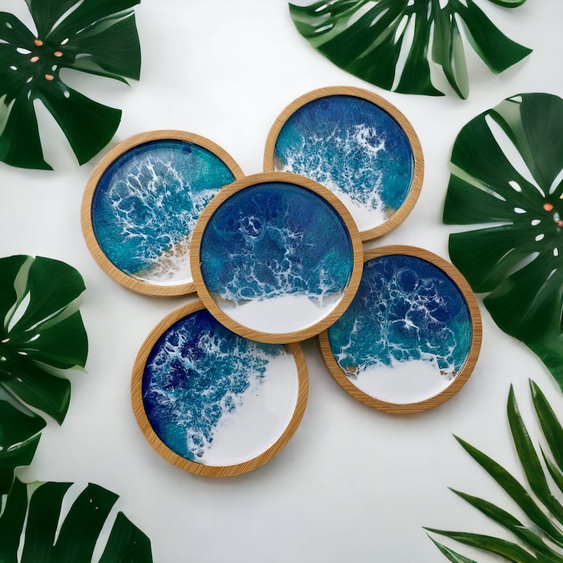 Clear Coasters - Etsy