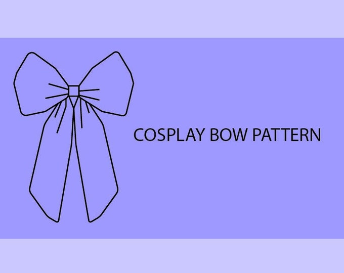 CUTE BOW for Cosplay Pdf Pattern Bundle*updated* - Etsy Canada