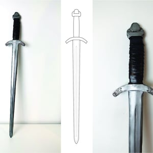 EVA Foam Sword Digital Pattern - Etsy
