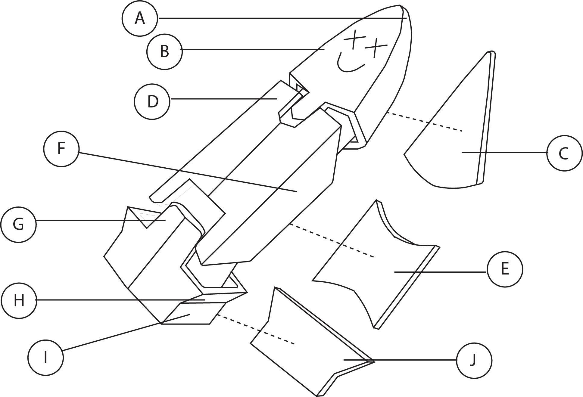 Jinx Inspired Foam Finger Pattern - Etsy