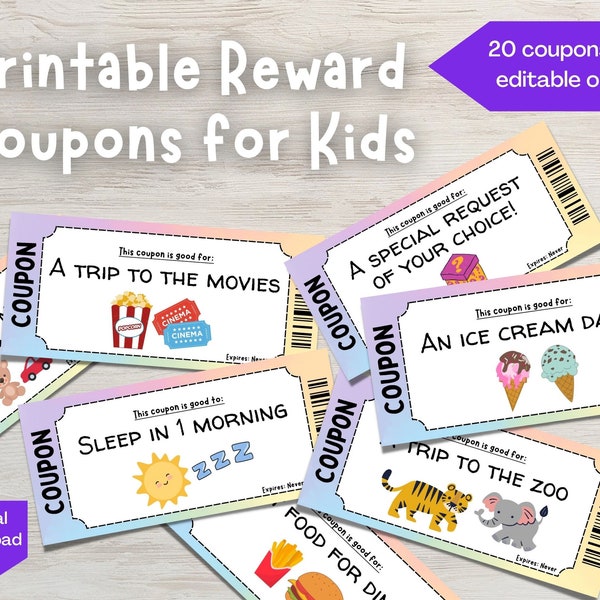 Reward Coupons - Etsy