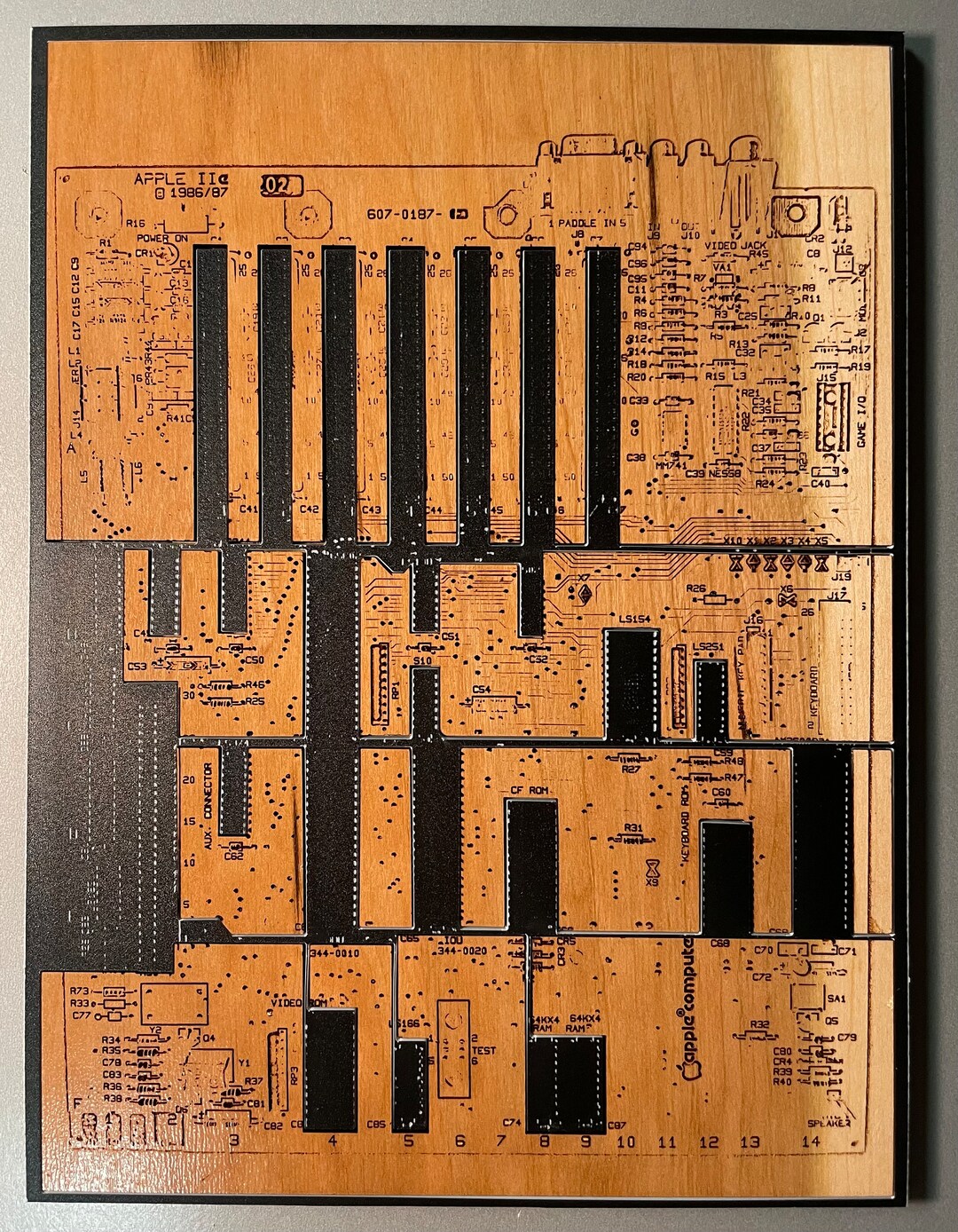 Apple Iie Single-layer Motherboard Art - Etsy
