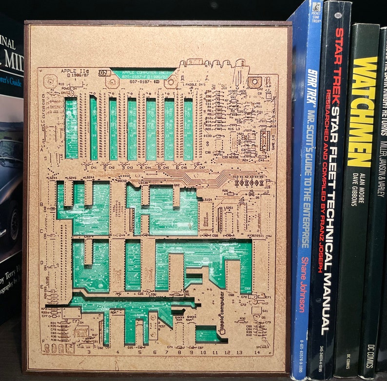 Apple Iie Dual-layer Motherboard Art - Etsy