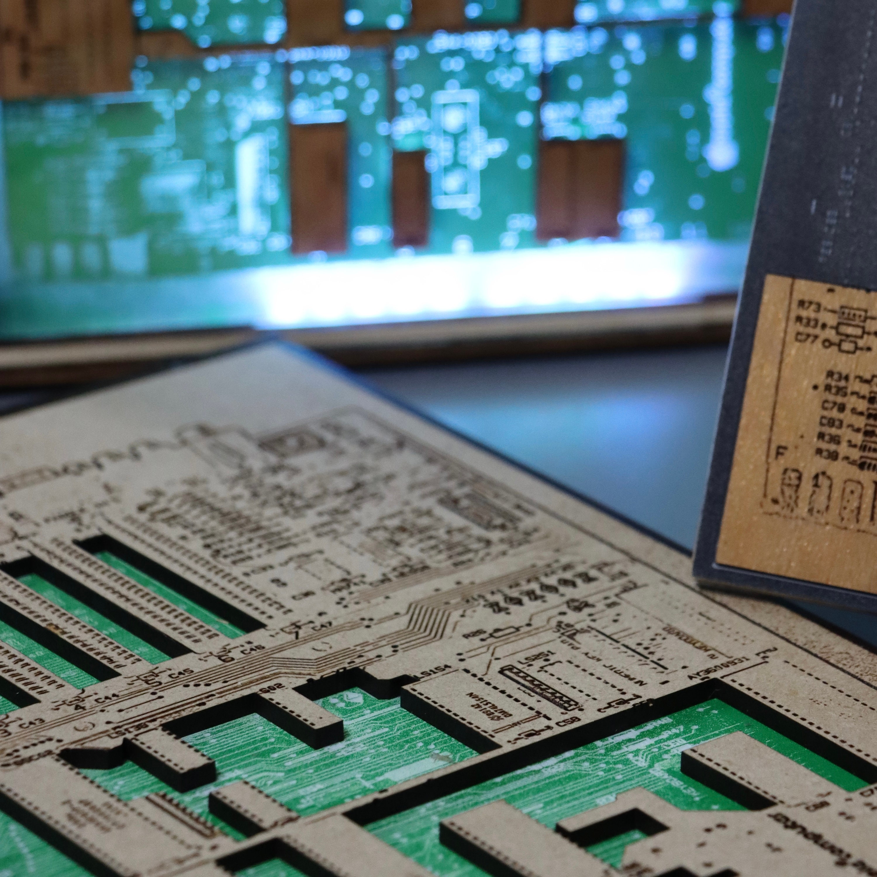 Apple Iie Dual-layer Motherboard Art - Etsy