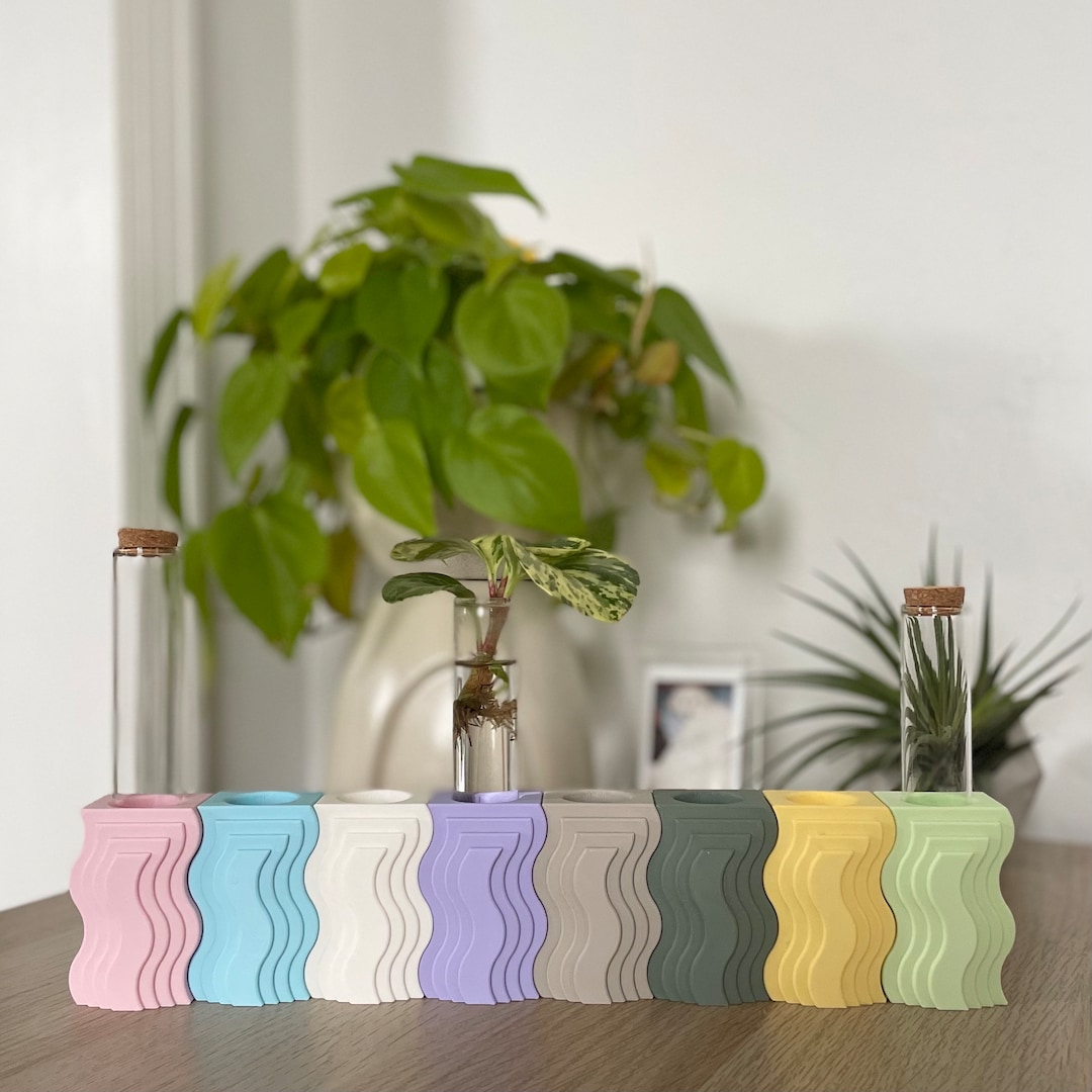 Wiggly Column Propagation Stand - 3D Printed, Eco-friendly! - Etsy