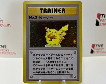 Pikachu Trainer Card - Etsy UK