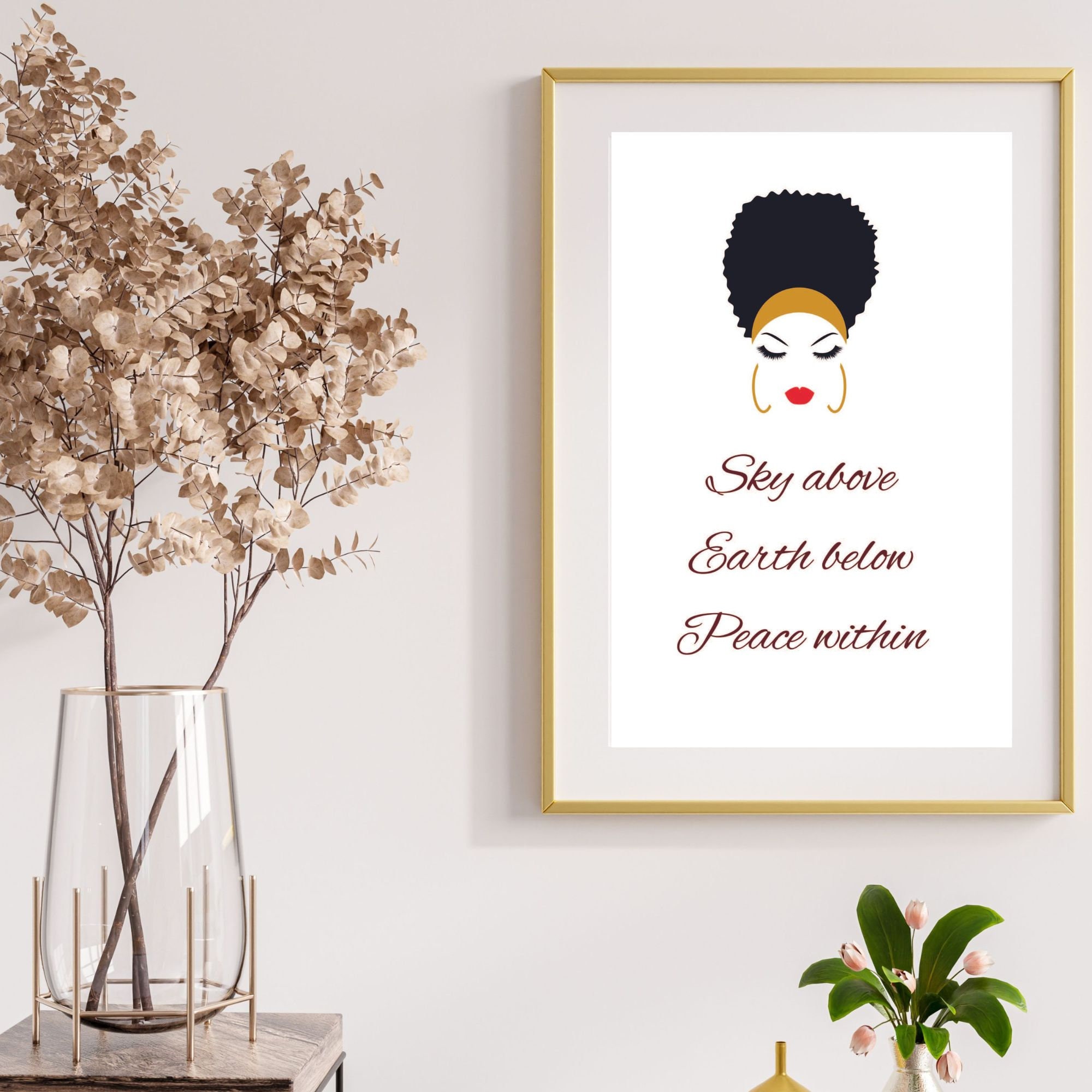 Arte mural imprimible / Carteles descargables / Citas inspiradoras de ...