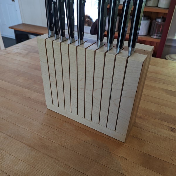 Knife Block - Etsy