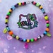 Emo Scene Kandi Beaded Necklaces Rainbow Mall Goth Kidcore Indie Funky ...