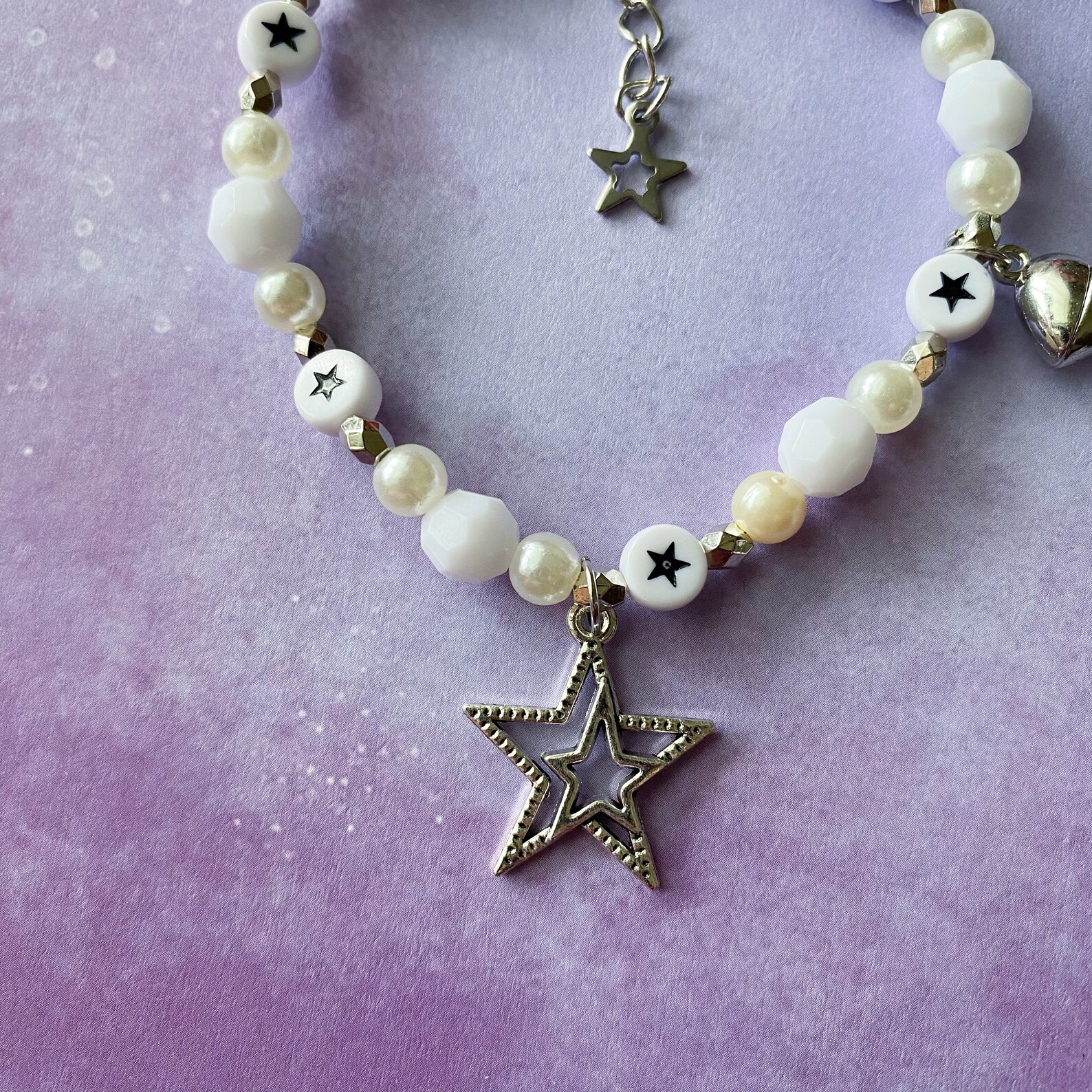 Rockstar Matching Beaded Kandi Bracelets Bff Couples Grunge Goth Kandi ...