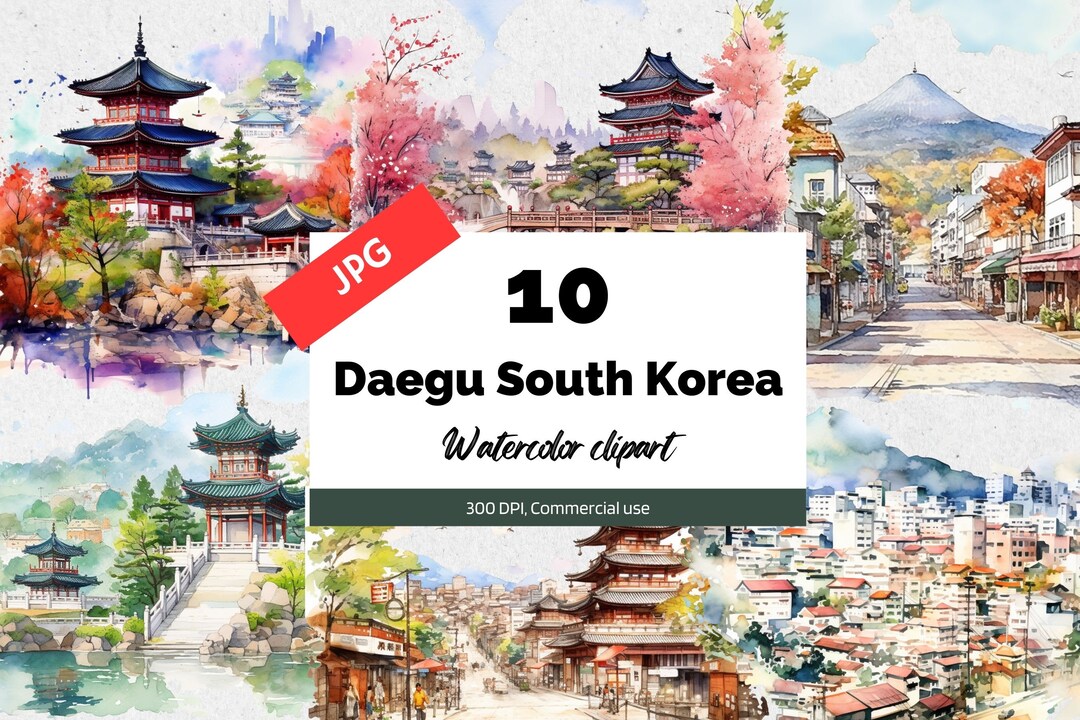 Daegu South Korea Clipart, 10 High Quality Jpgs, Commercial Use ...