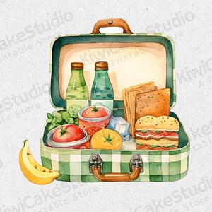 Kids' School Lunch Clipart, 10 High Quality JPG, Commercial Use ...