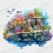 Great Barrier Reef Australia Clipart, 10 High Quality Jpgs, Commercial ...
