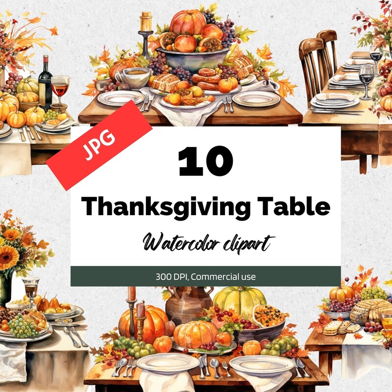 Thanksgiving Table Food - Etsy