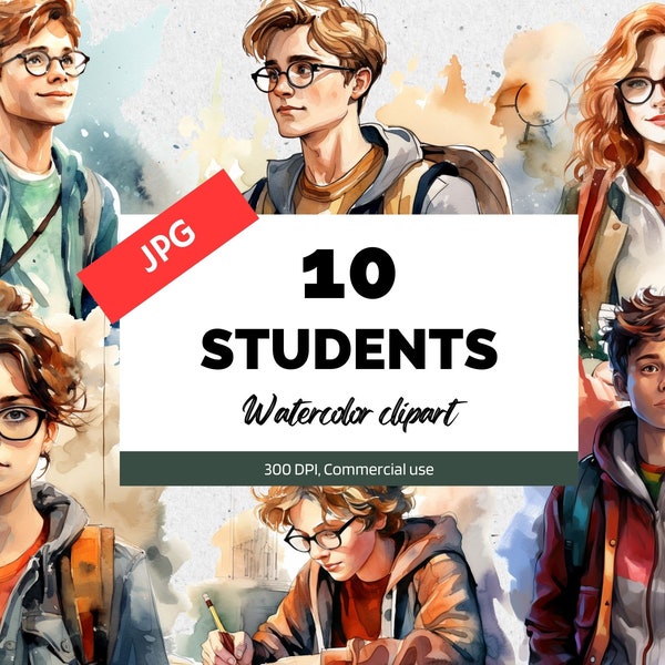 Elementary Students Clipart - Etsy