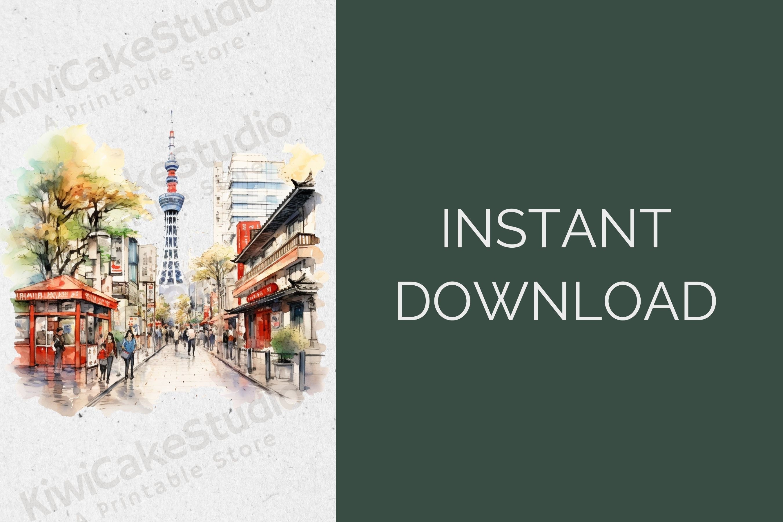 Sendai Japan Clipart, 10 High Quality Jpgs, Commercial Use, Instant ...