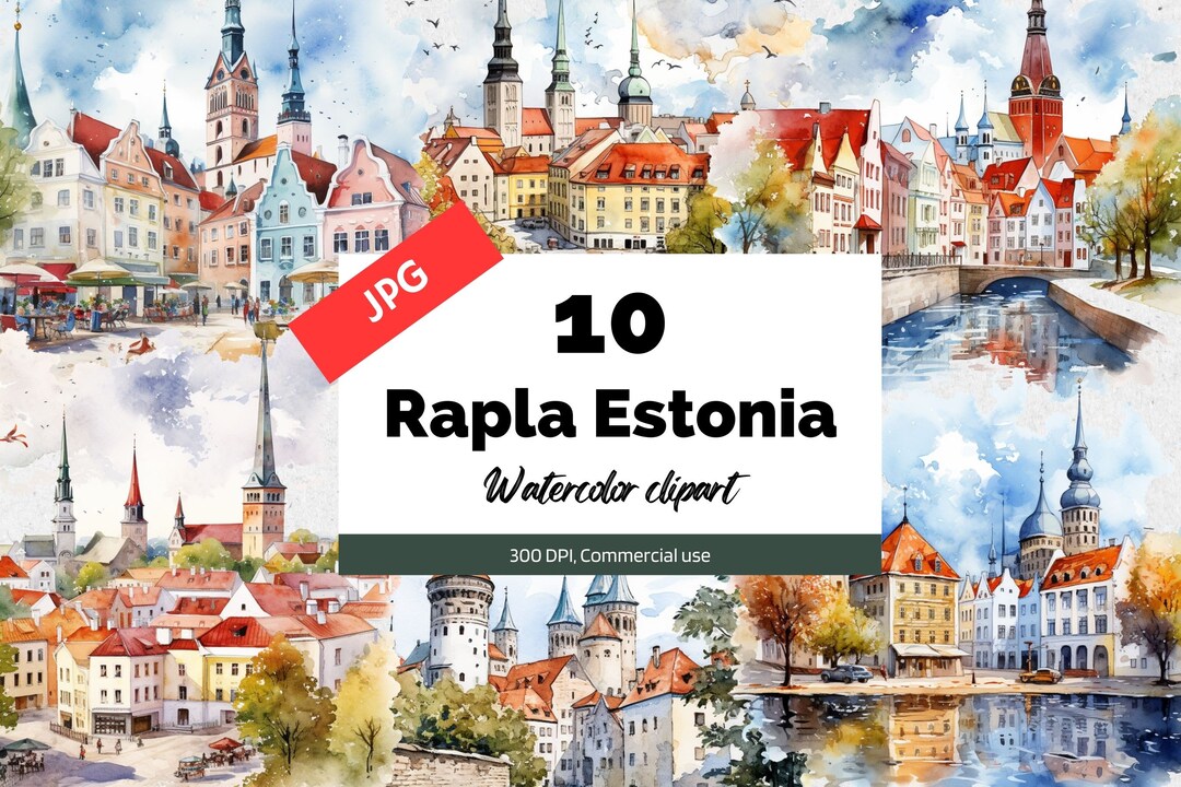 Rapla Estonia Clipart, 10 High Quality Jpgs, Commercial Use, Instant ...