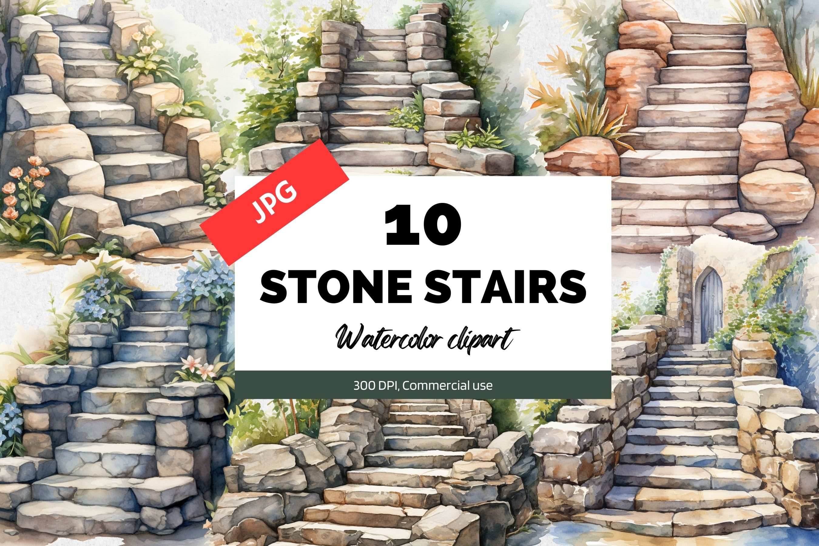 Stair Steps Clipart