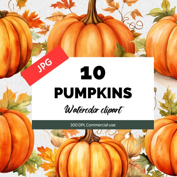 Pumpkin Clipart - Etsy