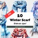 Winter Clothing Clip Art - Mittens - Snow Pants - Toques - Scarfs ...