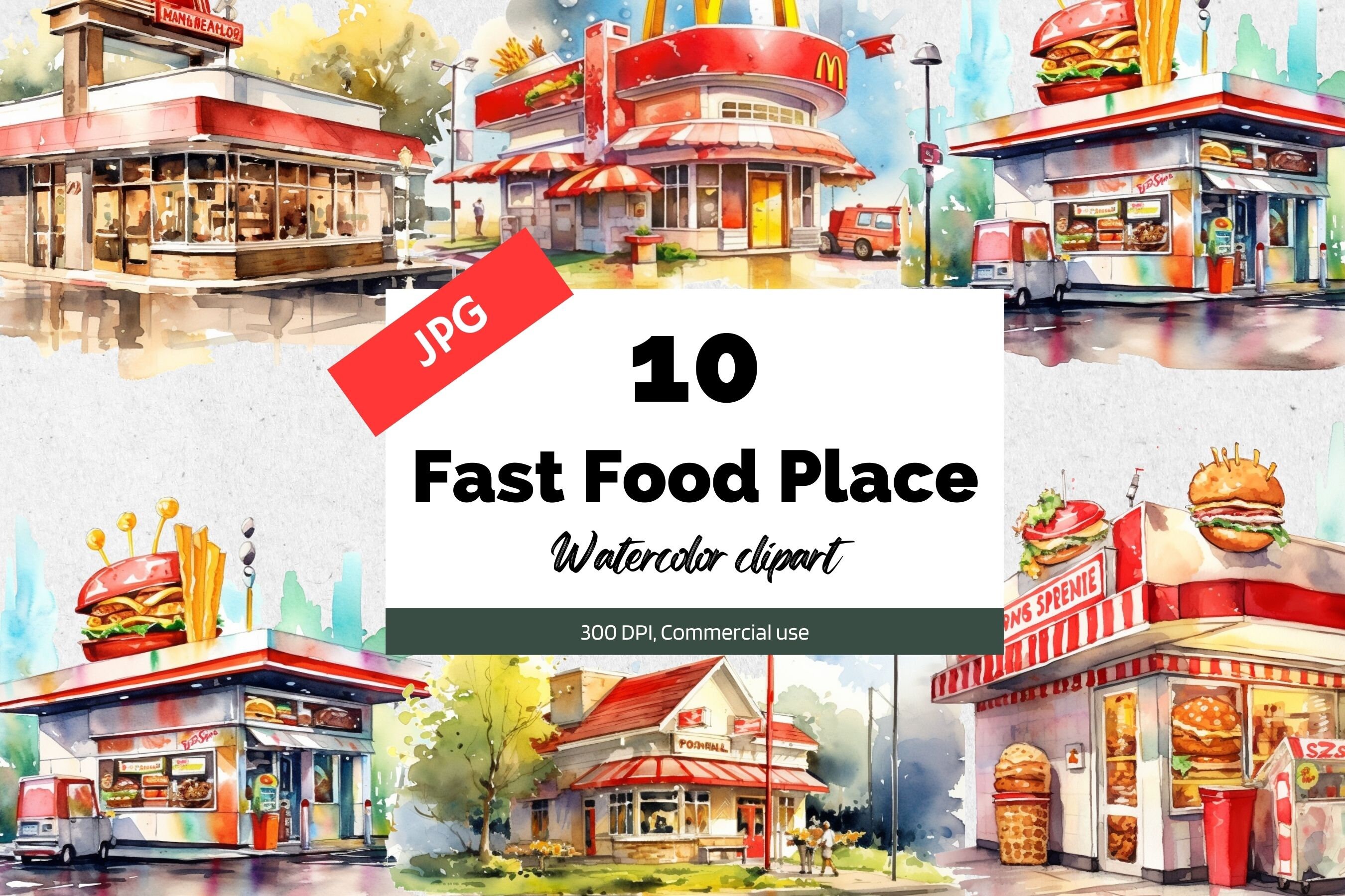 Fast Food Restaurant Clipart