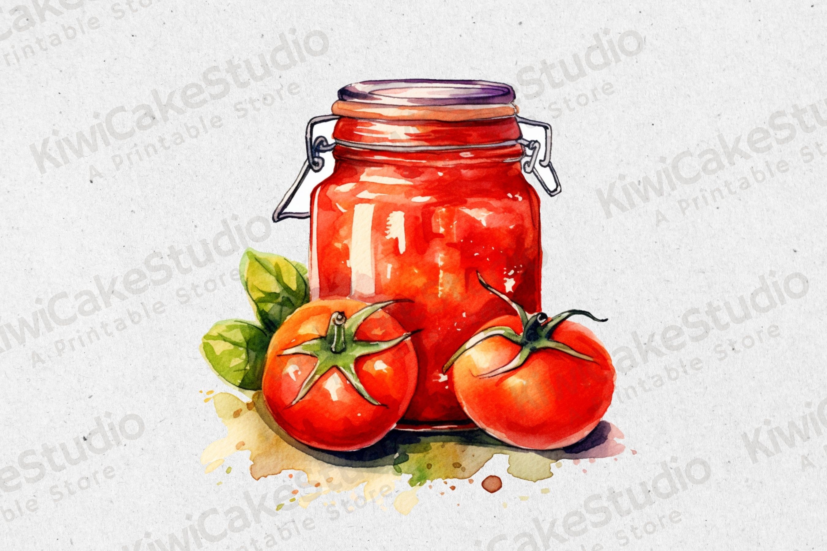 Tomato Sauce Clipart, 10 High Quality JPG, Commercial Use, Instant ...