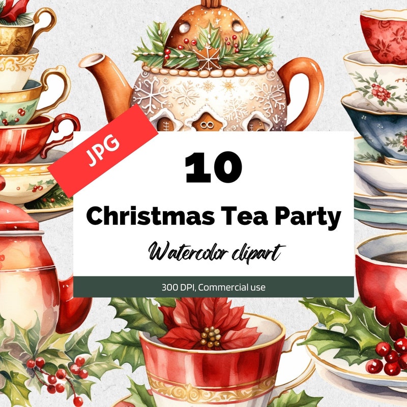 Christmas Tea Party - Etsy