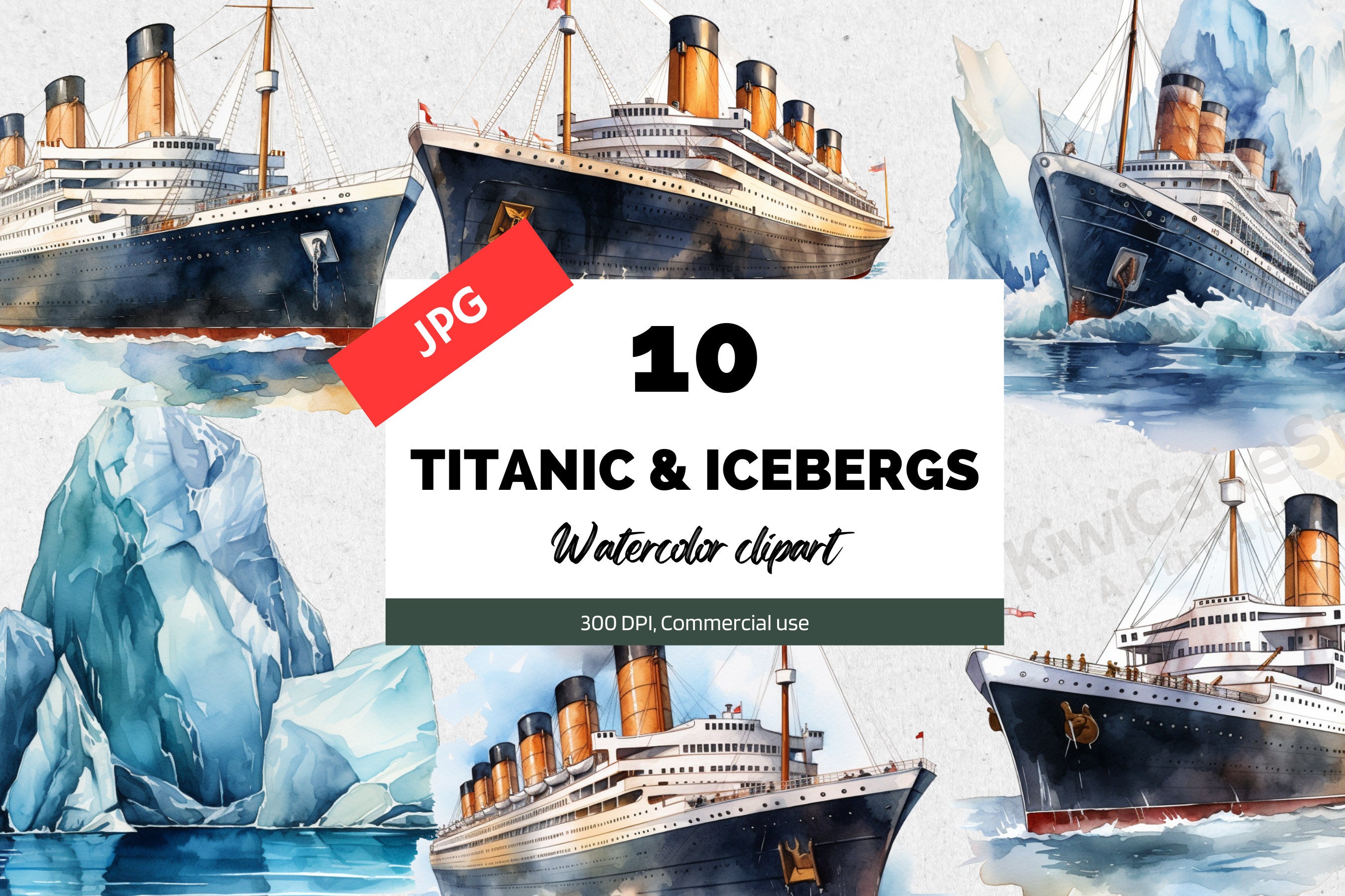 Sinking Titanic Clip Art