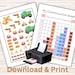 Construction Counting Tally Sheets – Kindergarten Math Activity ...